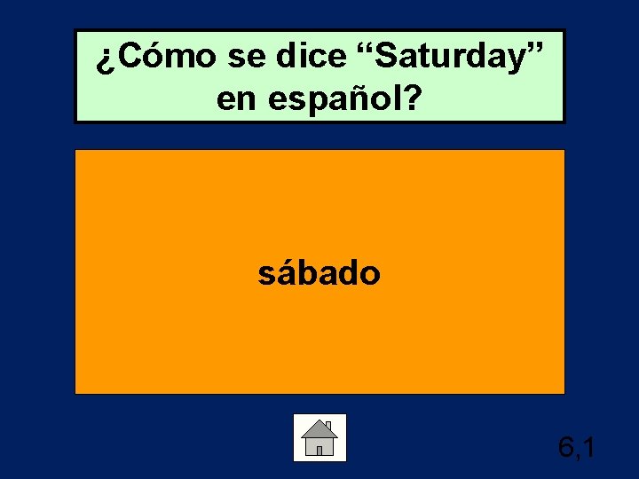 Para 6 to grado PE Calendar Questions and