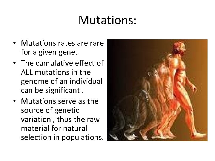 Evolution Descent with Modifications Evolution is a process