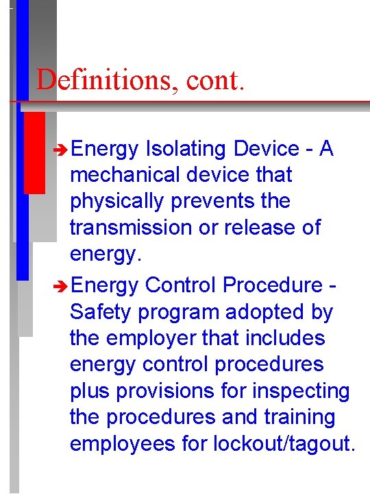 Lockout Tagout Dave Salyers n Nachi RoboticsTMMK n