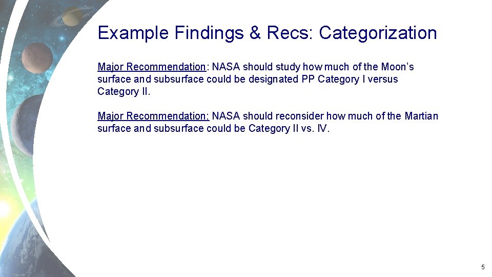 NASA Planetary Protection Independent Review Board PPIRB Summary