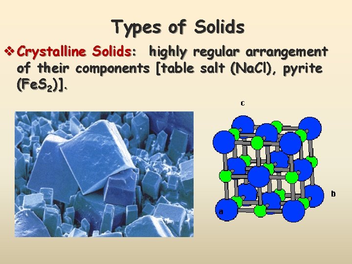 Solids Liquids CA Standards Students know the atoms