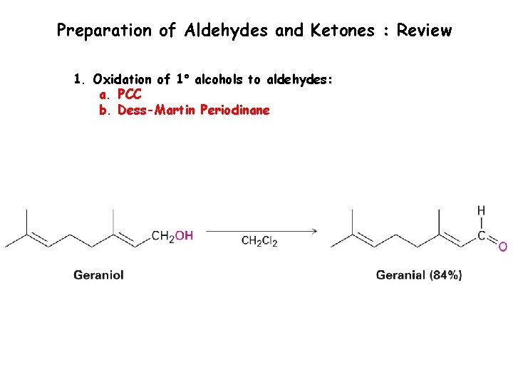 Common Names of Simple Aldehydes and Ketones Common