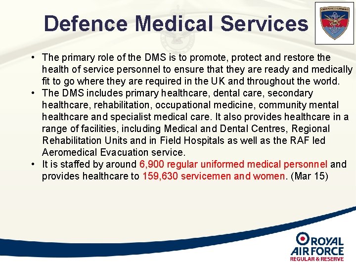 Royal Air Force Nursing Careers Scope Introduction RAF