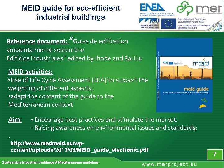 Sustainable Industrial Buildings A Mediterranean guideline M Tarantini