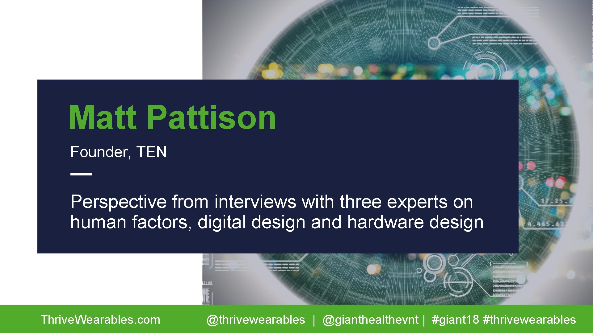 Matt Pattison Founder TEN Perspective from interviews with