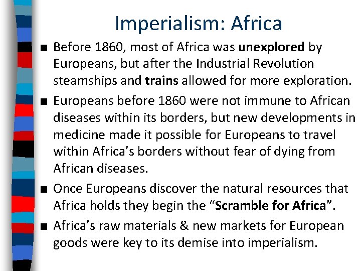THE AGE OF IMPERIALISM From 1850 to 1914