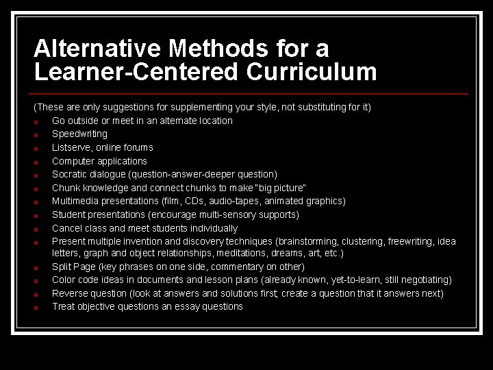 Curriculum Models A Definition of Curriculum Daniel Tanner