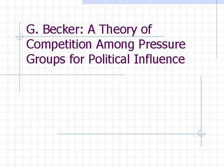 Beckerv Model Petr Gapko Struktura kurzu BLOK 1