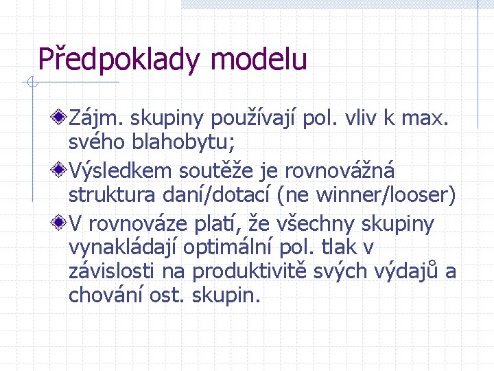 Beckerv Model Petr Gapko Struktura kurzu BLOK 1