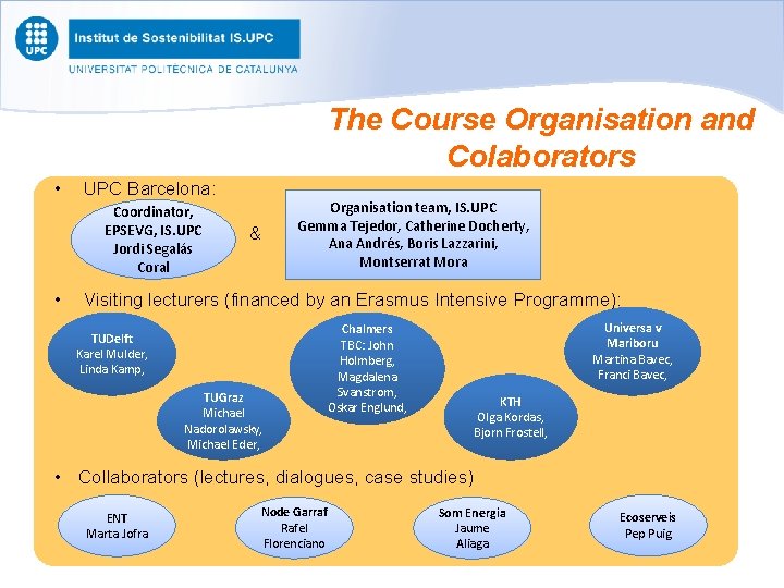 6 th International Seminar in Sustainable Technology Development