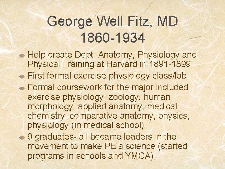 Origins of Exercise Physiology Where Do We Come