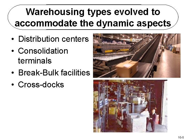 Warehousing Mc GrawHillIrwin Copyright 2010 by The Mc