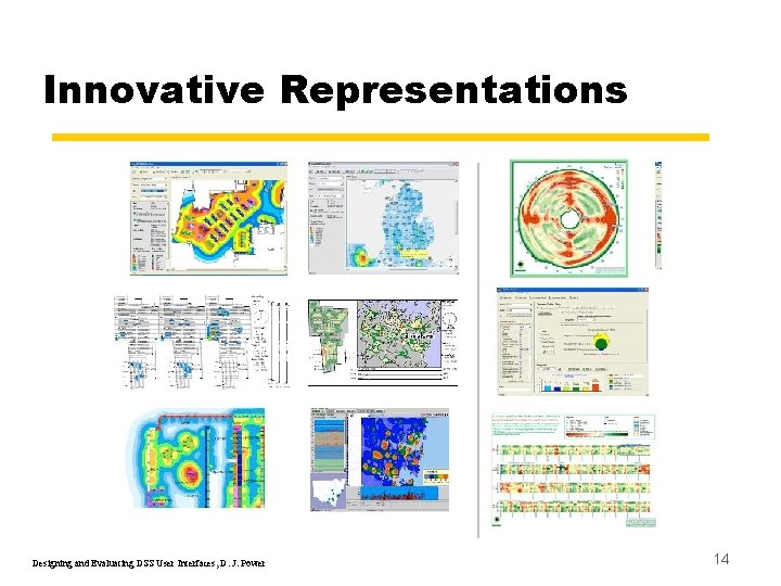 Designing and Evaluating DSS User Interfaces Why is