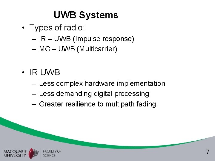 Proposed Ultra Wideband for Implant Wireless Body Area