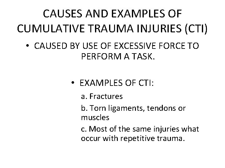 WORKRELATED MUSCULOSKELETAL DISORDERS WMSDs FACTS WMSDs are the