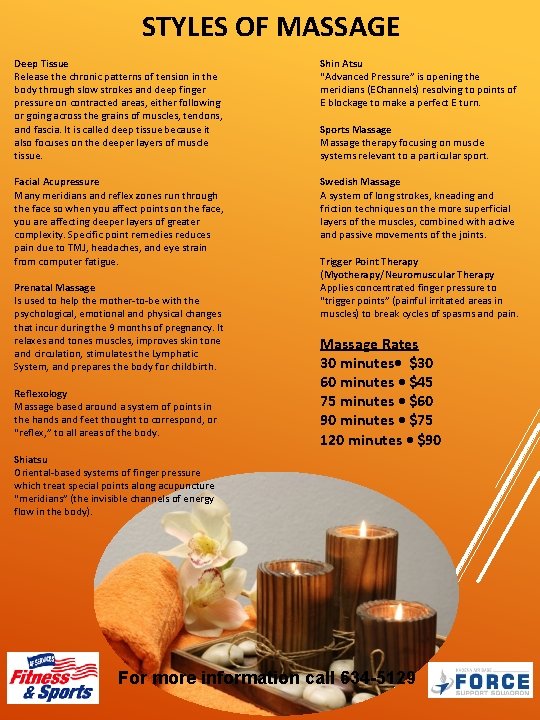 STYLES OF MASSAGE Deep Tissue Release the chronic