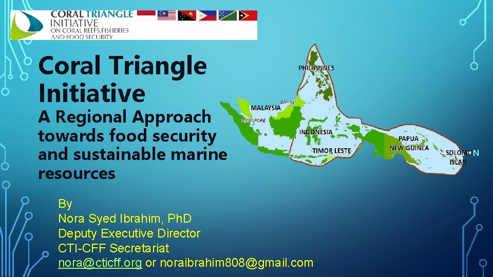 Coral Triangle Initiative A Regional Approach towards food