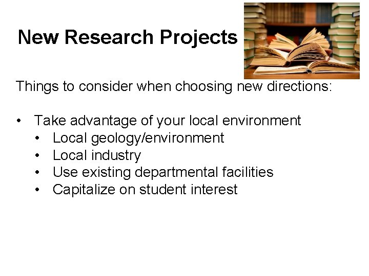 Starting New Research Projects and Building Collaborations Early