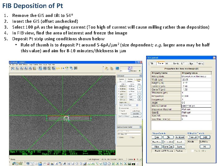TEM Prep using FIB and Kleindiek MicroManipulator General