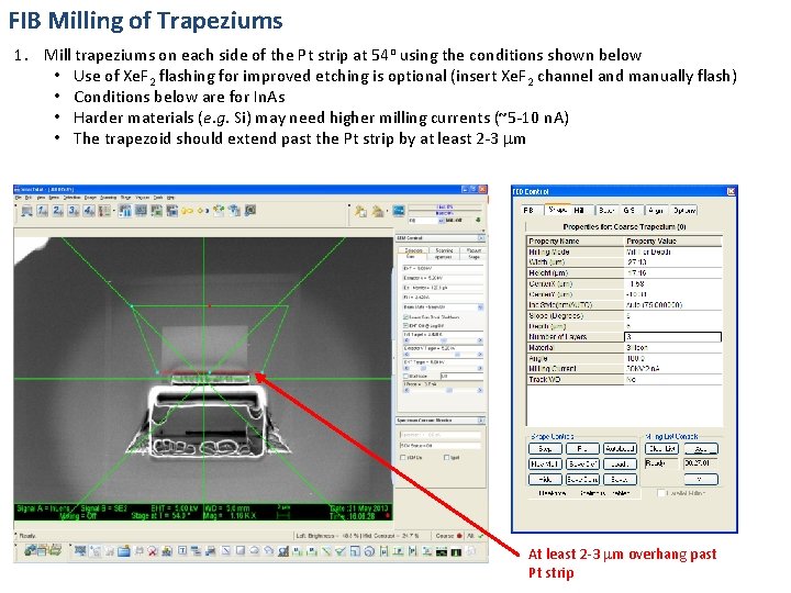 TEM Prep using FIB and Kleindiek MicroManipulator General