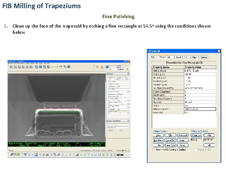 TEM Prep using FIB and Kleindiek MicroManipulator General