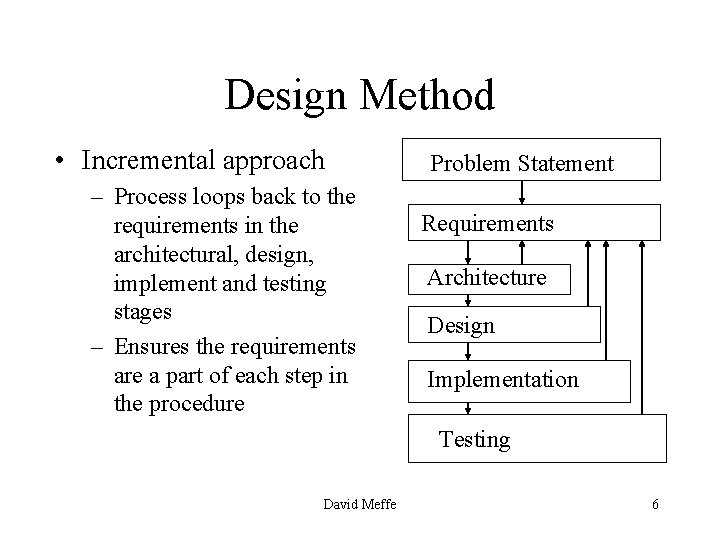 Team Members William Busby Lindsey Gray David Meffe