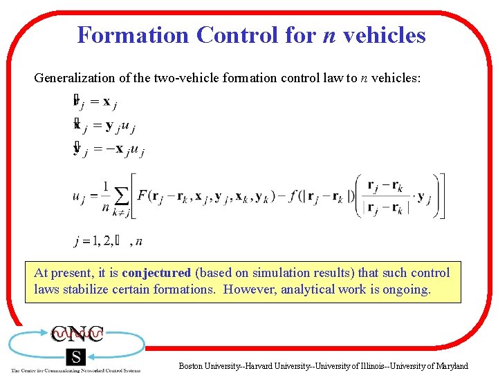 Steering Laws and Continuum Models for Planar Formations