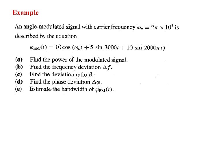 Angle Exponential Modulation Dr Amit Mishra Historical Background