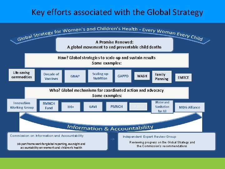 The Global Strategy and supporting initiatives Every Woman