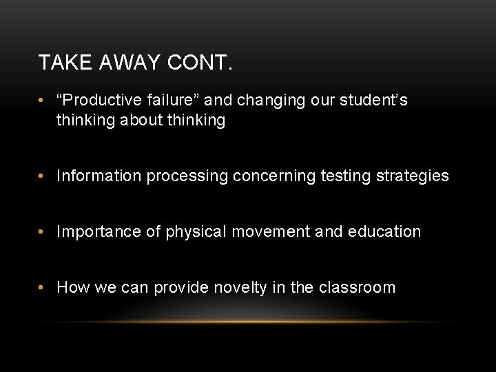 MIND BRAIN AND EDUCATION CLASSROOM STRATEGIES FOR BRAIN