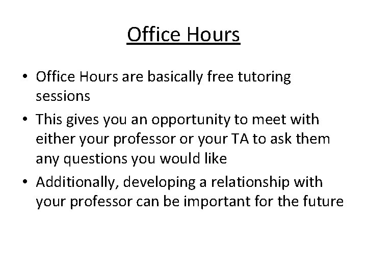 How To Be a Successful Student The University