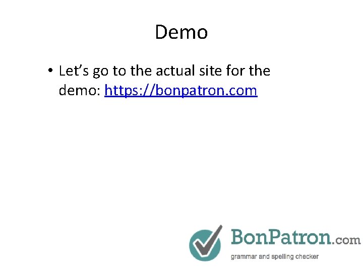 Bon Patron French Grammar Helper What is it