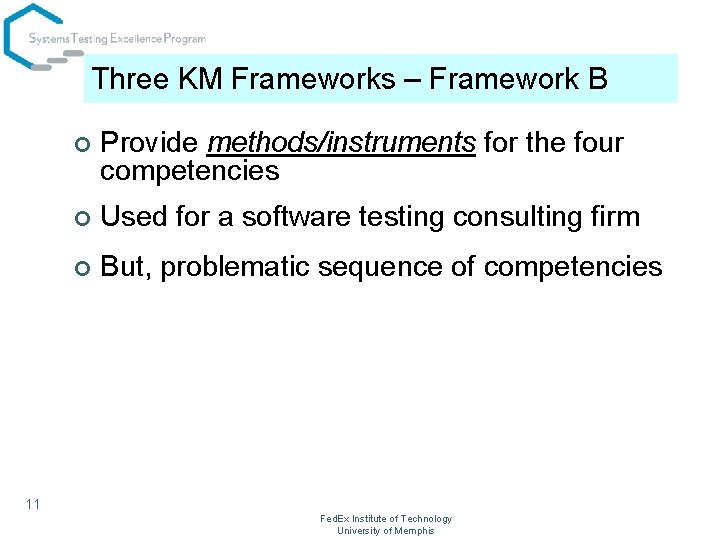 An Integrated KM Framework for Software Testing by