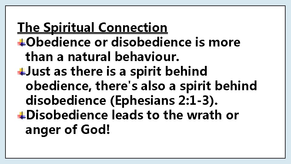 THE SPIRIT OF OBEDIENCE June 5 2016 Ezekiel