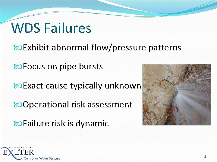 Operation of Water Distribution Systems Using Riskbased Decision