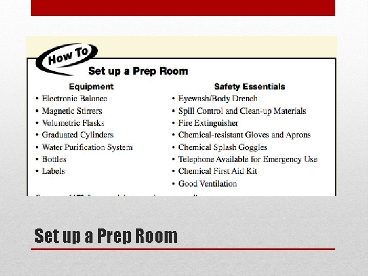 Chemical Solutions Preparations General Biochemistry Laboratory BIOC 201