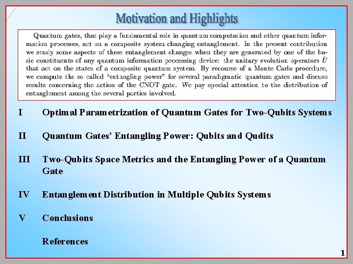 Qubit A UAB Physics Department UIB and IMEDEACSIC