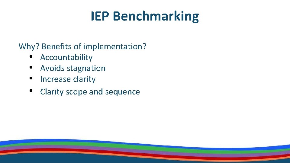 Writing Measurable and Benchmarked IEP Goals Professional Development