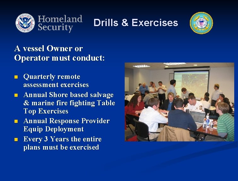 USCG Roles Responsibilities During a Ship Fire USCG