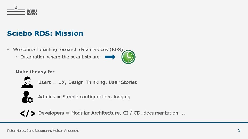 A SOLID Distributed Architecture for Sciebo Research Data