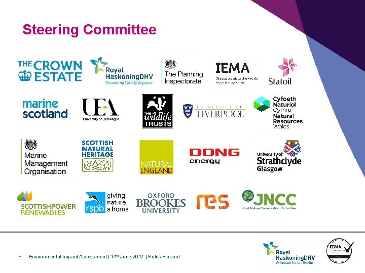 Environmental Impact Assessment Proportionate Assessment Rufus Howard BSc