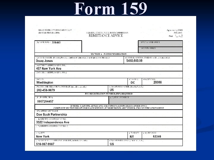 24 GHz SERVICE LICENSES AUCTION 56 Disclaimer These