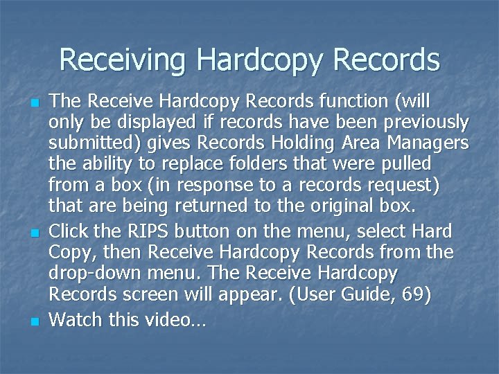 Army Records Information Management System ARIMS Objectives and