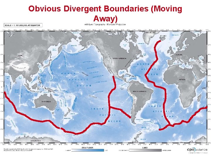 Bathymetric Maps and Plate Tectonics CPO Science Key