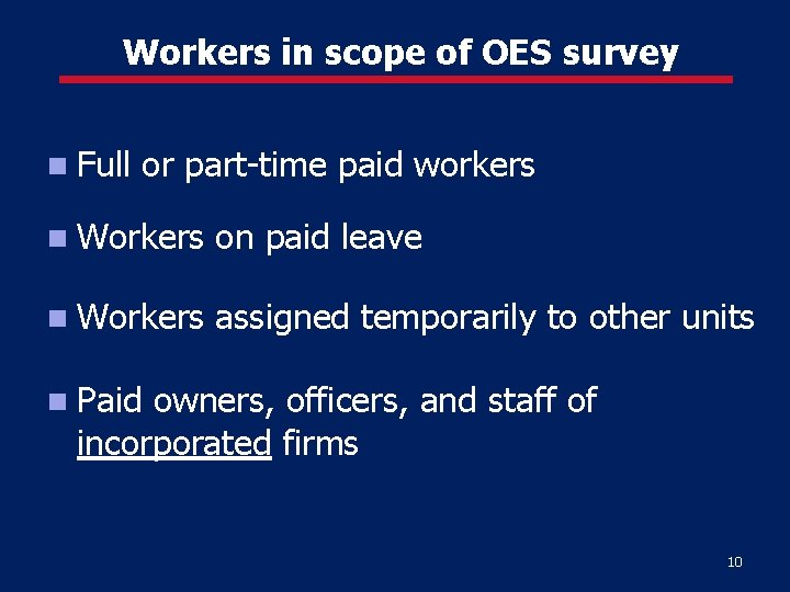 Labor Market Information Methodology and uses Part 3