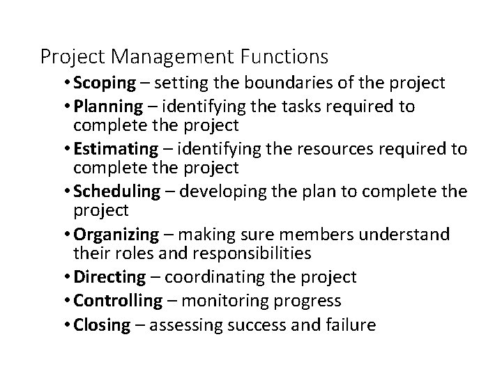 Project Management System Analysis Design Course Sharif University