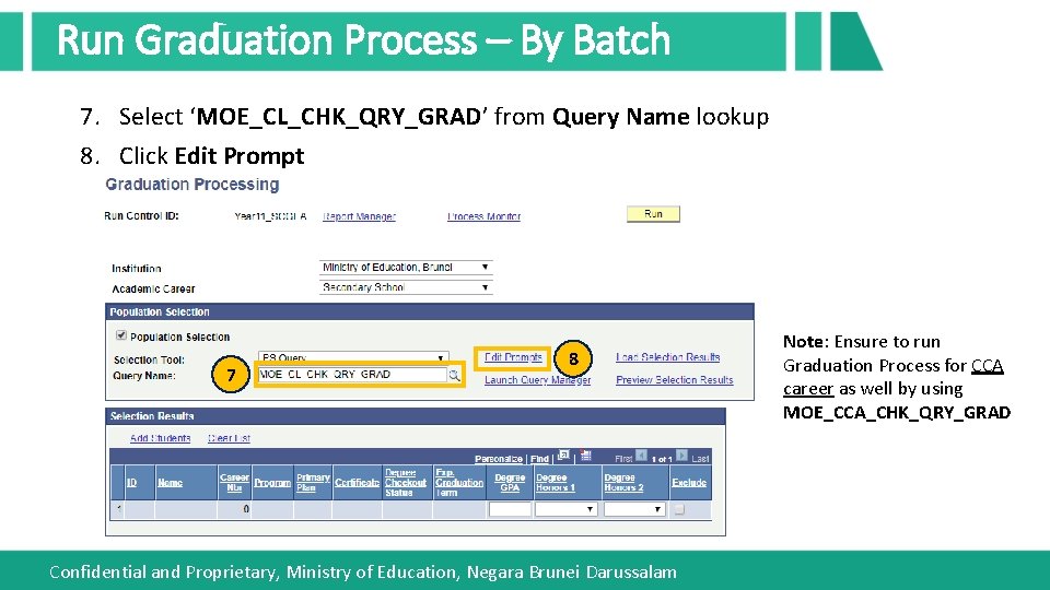 MANAGE GRADUATING STUDENTS Introduction Student Graduation is to
