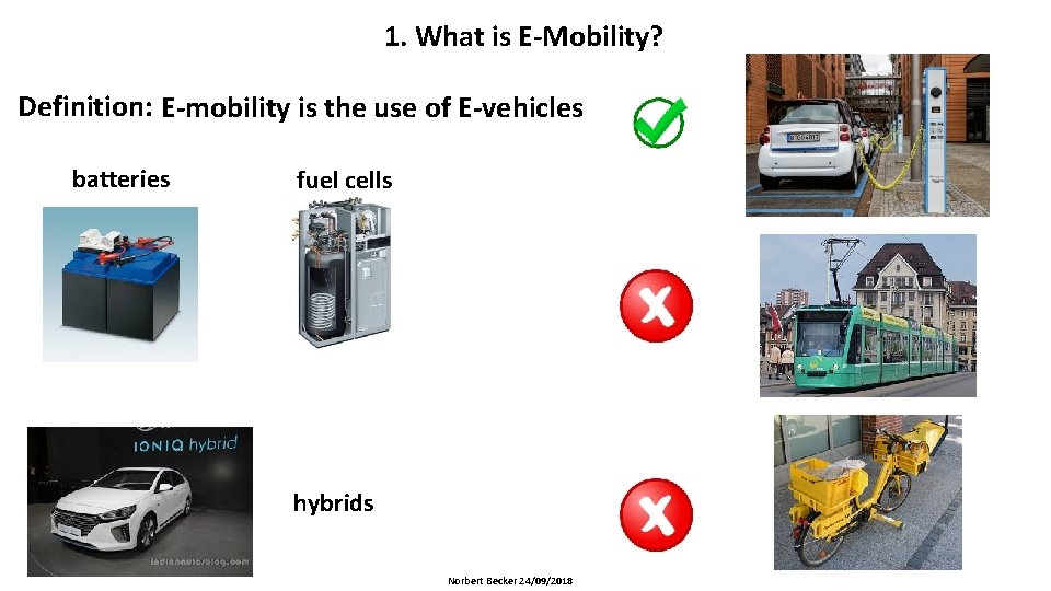 EMobility Outline 1 What is EMobility 2 Sketch