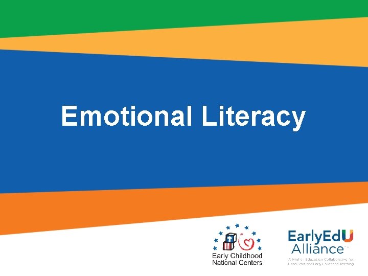 Emotional Literacy Overview This module will focus on
