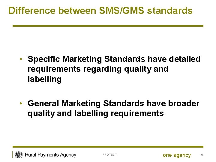 Overview of EU Marketing Standards Mark Buckle Horticultural